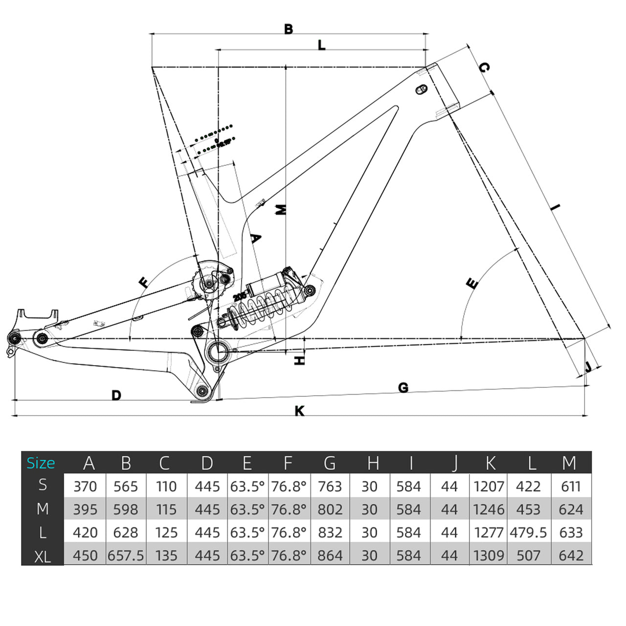 FS838 HVP 29er Enduro Full Suspension Bike Frame – TIDEACEBIKE