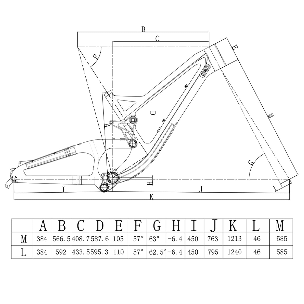 27.5er Full Carbon FM-DH966 Downhill Suspension Bike Frame MTB Frames BSA – TIDEACEBIKE