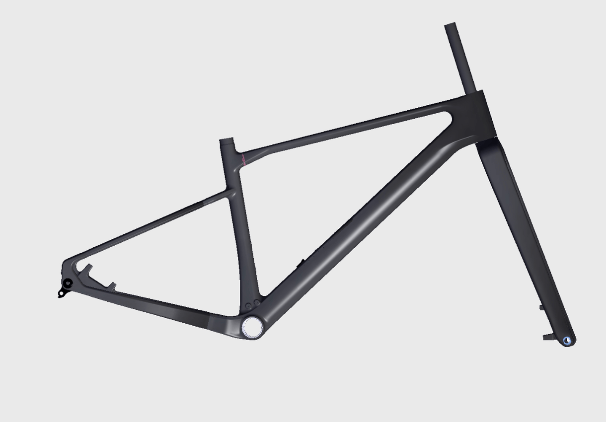 32er Carbon Hardtail MTB Frame – TIDEACEBIKE