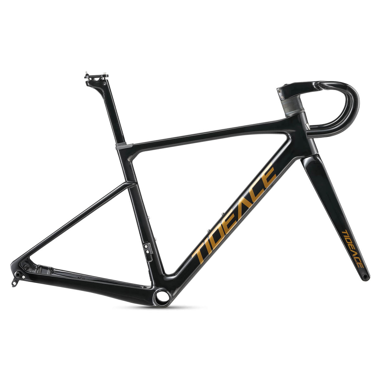 Ultra Light Carbon Road Bike Frame Disc Brake All Internal Cable Bikes ...