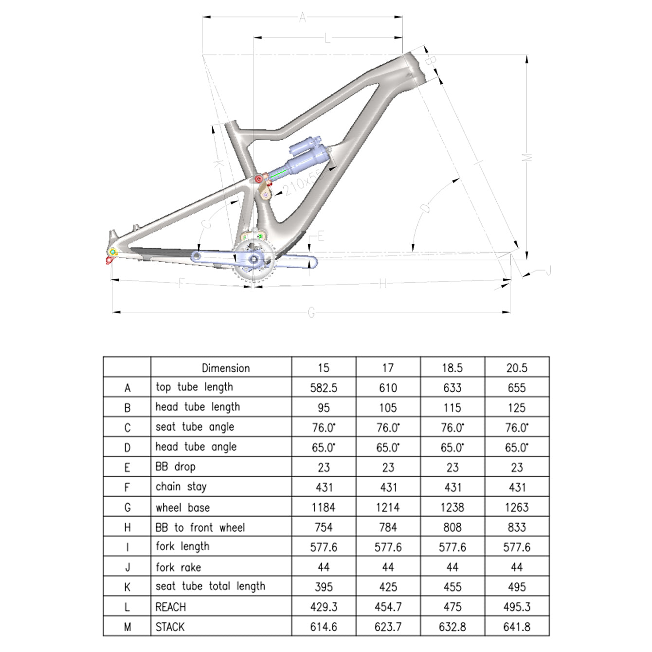 29er Boost Carbon Fiber FS-FM830 Enduro Suspension Mountain Bike Frames ...