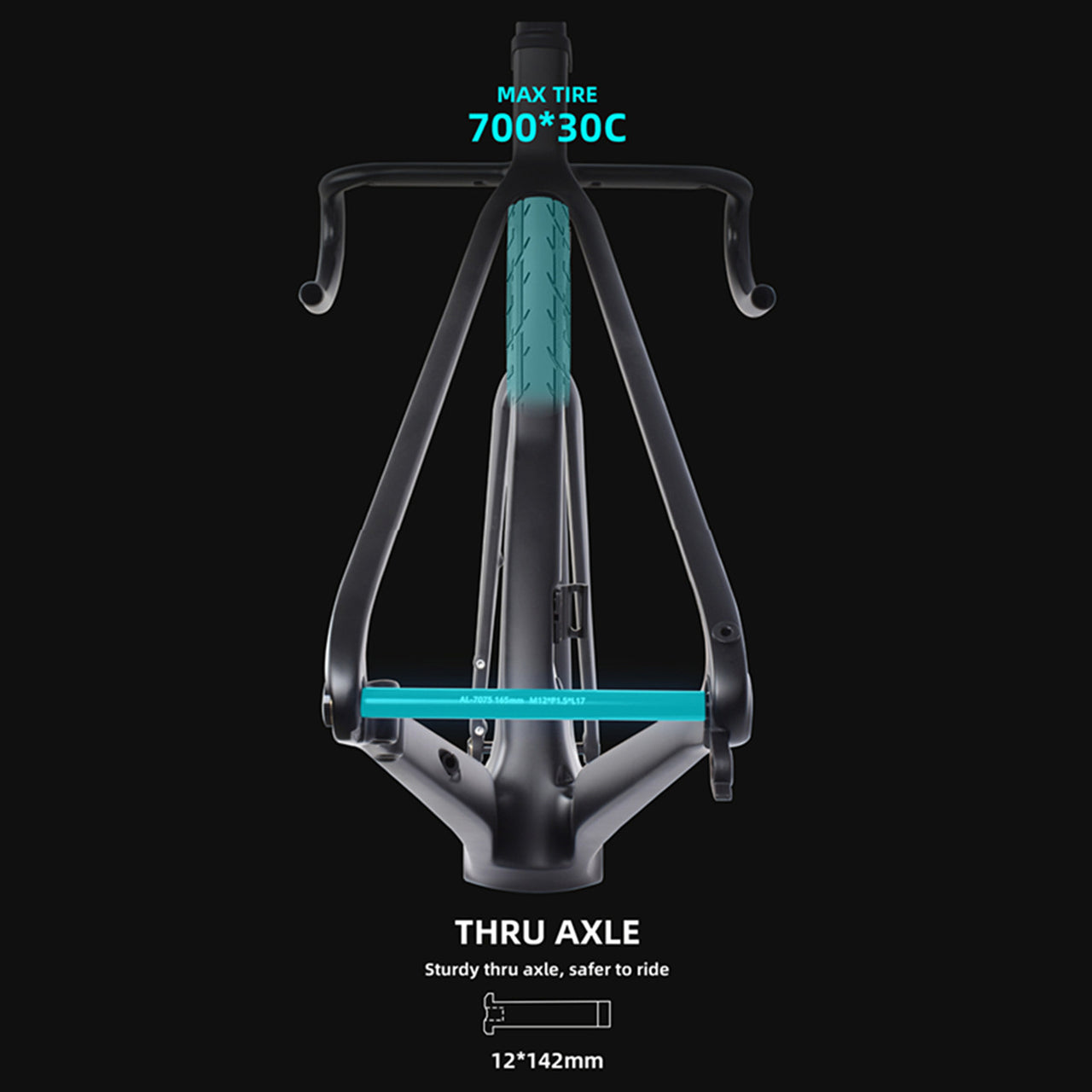 Carbon Fiber Endurance Road Racing All Road Bike Frames – TIDEACEBIKE