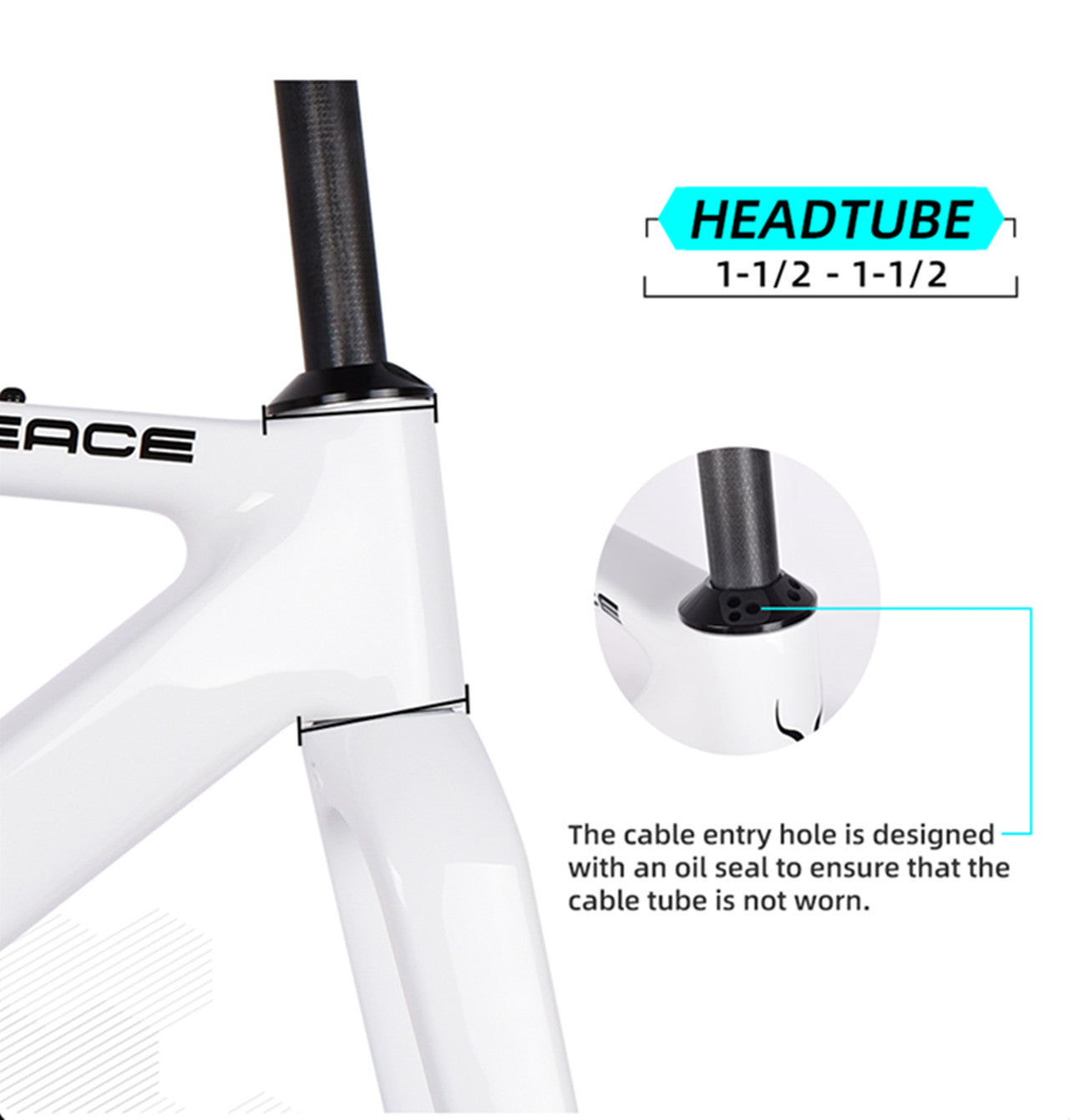 FM-GV201 Tideace Carbon Gravel Bike Frame – TIDEACEBIKE